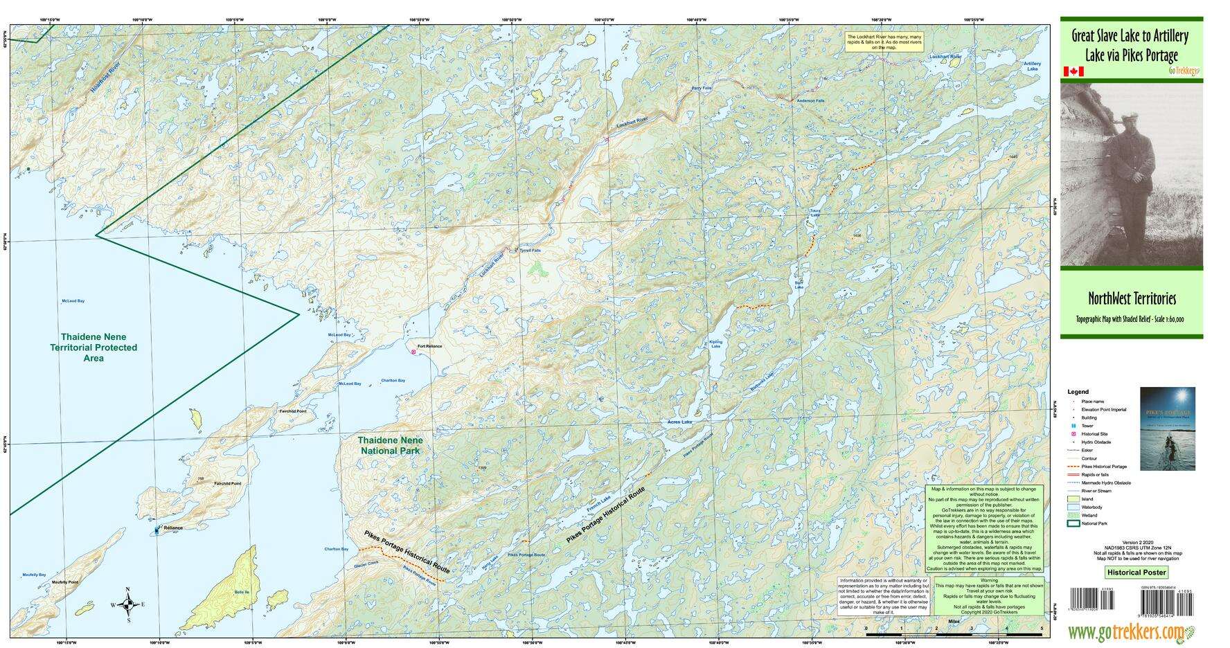 Pikes Portage by GoTrekkers - The Map Shop